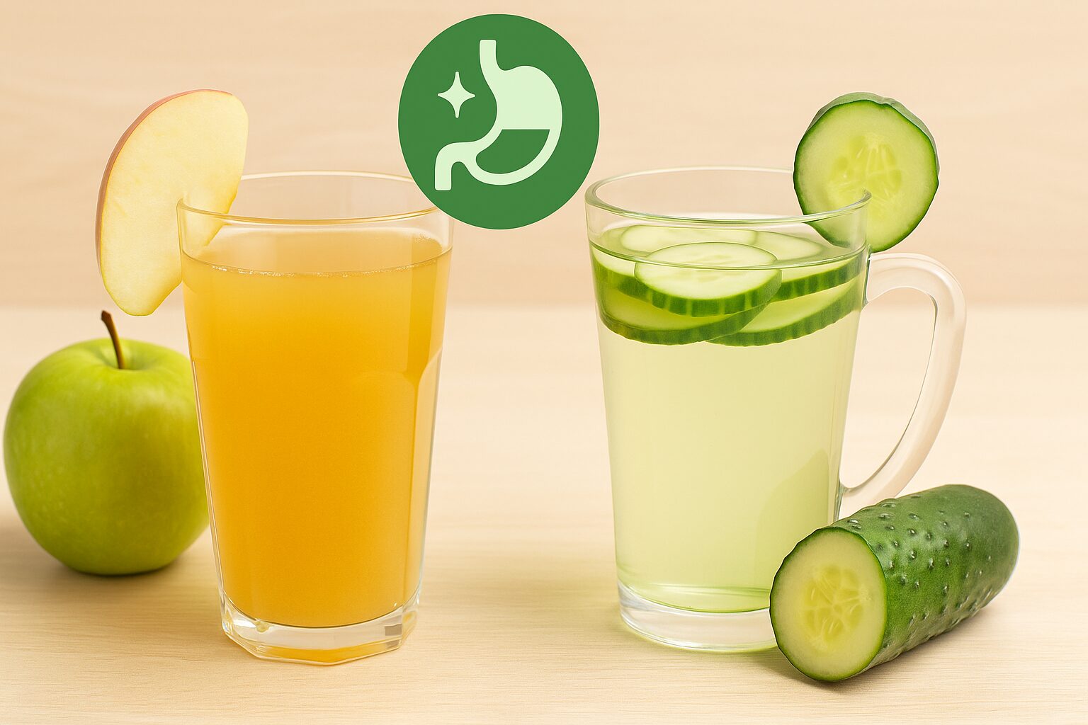Jugo de Manzana y Agua de Pepino: Recetas, Beneficios y Propiedades ...
