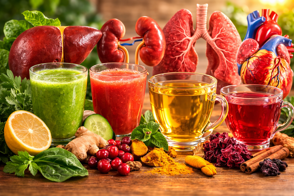 4 Bebidas Naturales que Ayudan a Proteger los Órganos Vitales - Los ...
