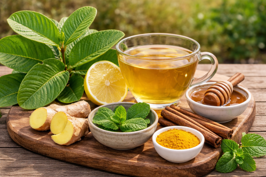 Té de hojas de guayaba: beneficios, propiedades y receta natural paso a ...